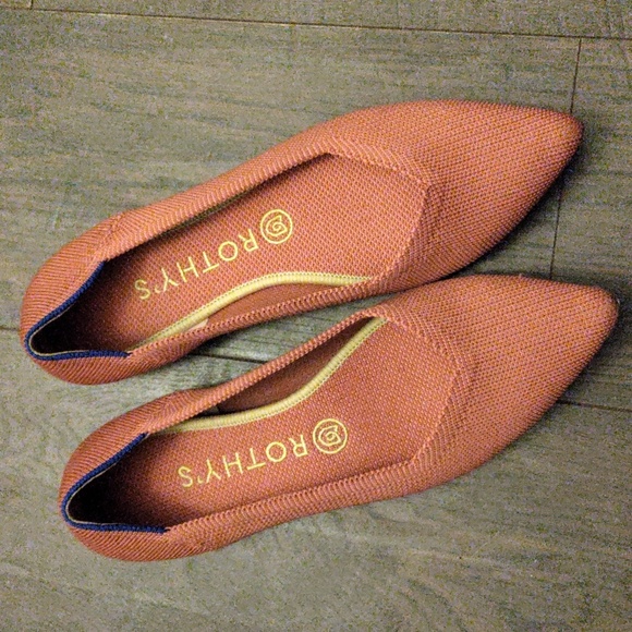 Rothy's | Shoes | Rothys The Pointed Toe Flats Rare Color | Poshmark
